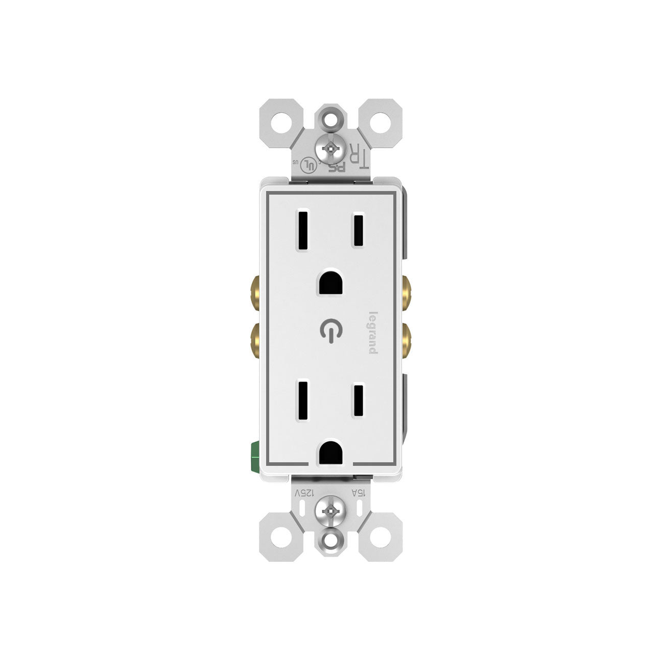 Receptacle: Decora, Full-Controlled, TR, 15A – JSA Lighting
