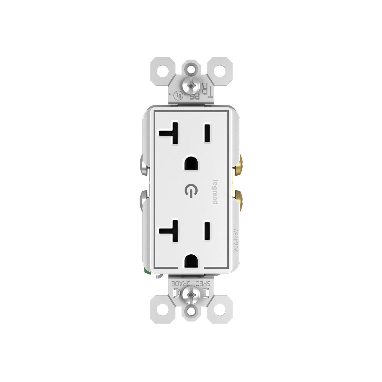 Receptacle: Decora, Full-Controlled, TR, 20A – JSA Lighting