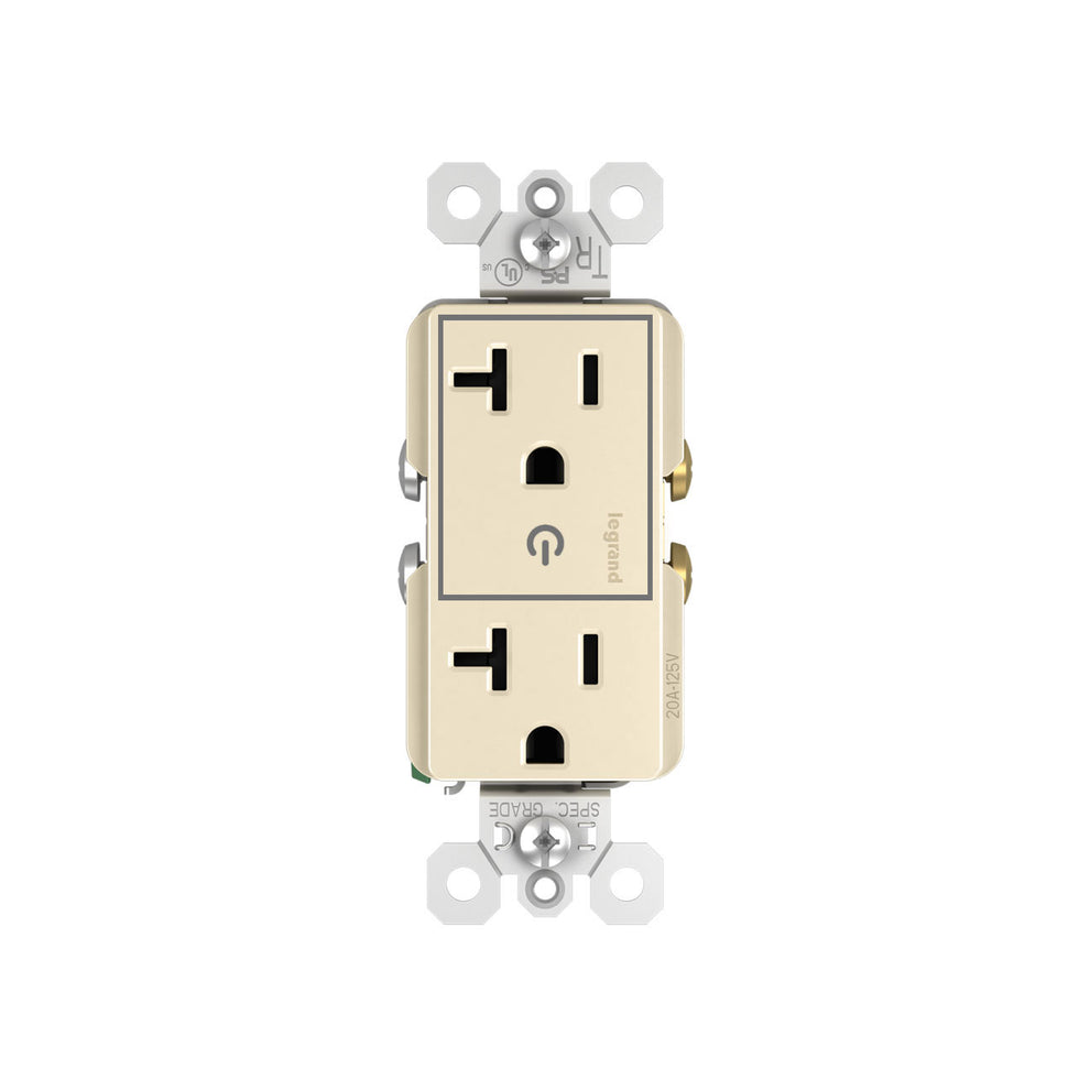 Receptacle: Decora, Half-Controlled, TR, 20A – JSA Lighting