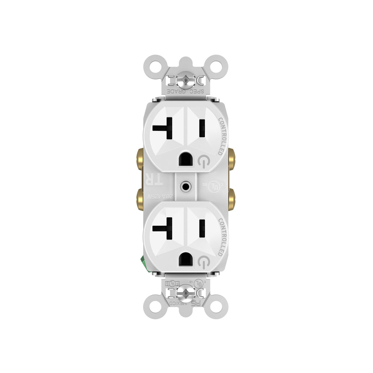Receptacle: Duplex, Full-Controlled, TR, 20A – JSA Lighting